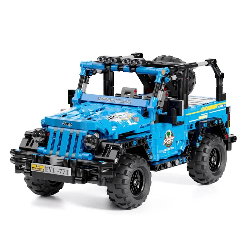 Gobricks High-tech Moc App Jeeps Compatible Off-road Car Bricks Kids ...