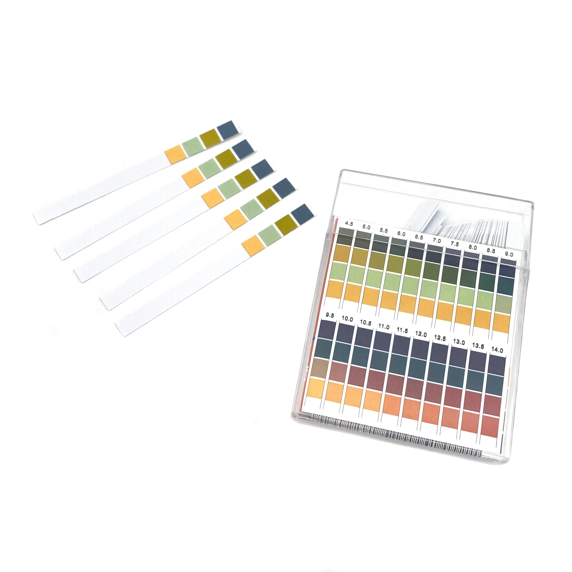 Four-color PH Acid-base Strips Test Paper 0-14 Grade 0.5 Scientific ...