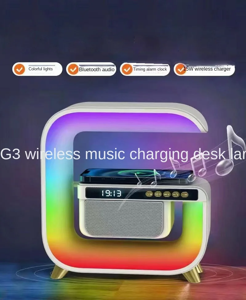 Big G Light Bluetooth Speaker 15W - Dazzling Color Ambient Light