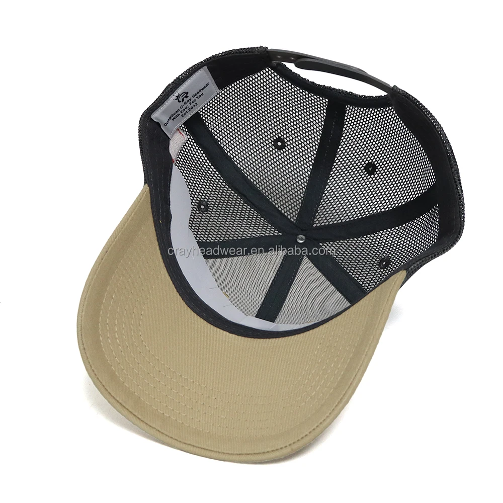 Factory Custom 6 Panel Trucker Cap 3d Embroidered Logo High Quality ...