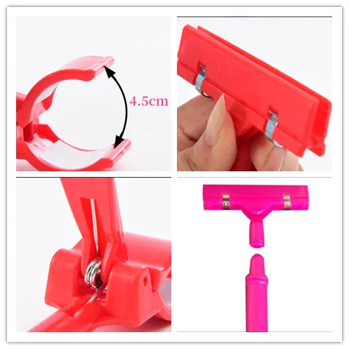 Plastic Sign Holder Clip Merchandising Price Clips Rotatable Pop Clips ...