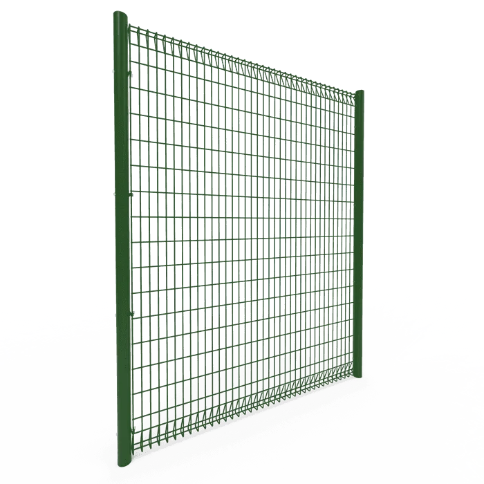 BRC Welded Metal Mesh Panel Fencing/Roll-Top Security Fence with Post ...