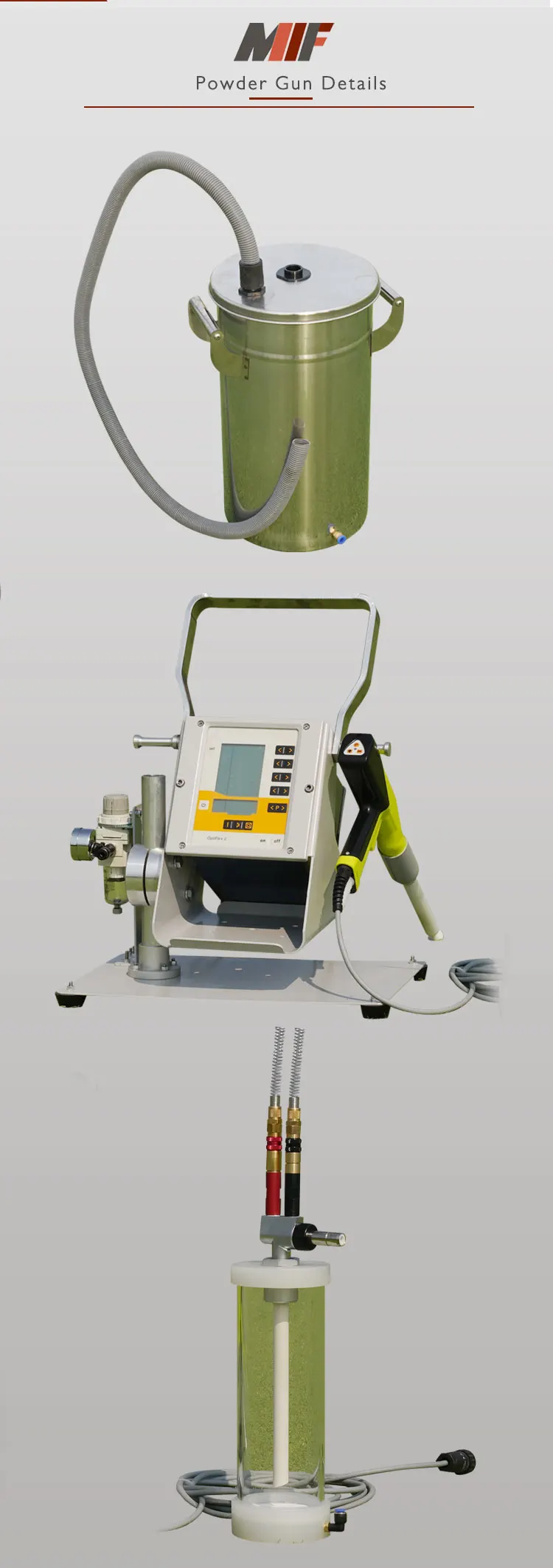 New Launched Powder Coating Gun Kit Dye Spray Gun For Car Parts - Buy ...