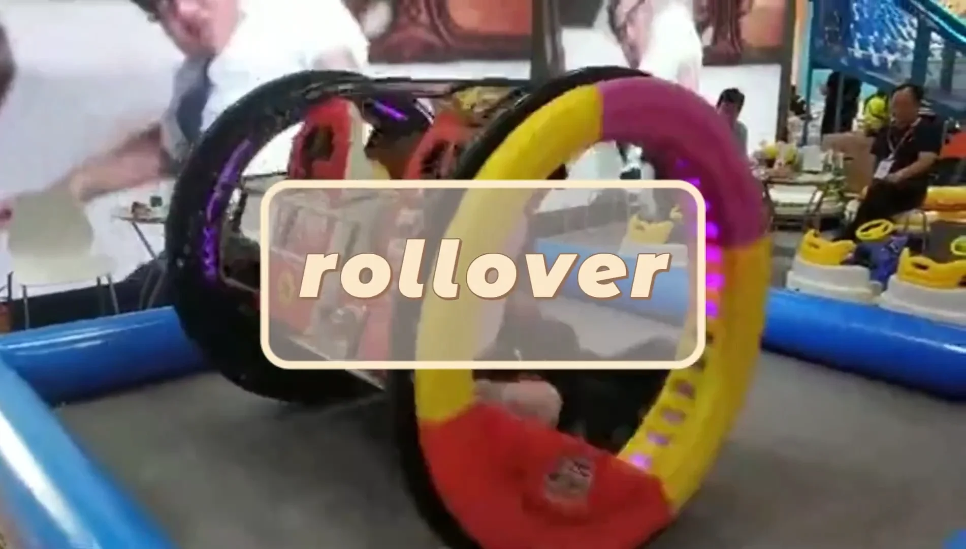 Carnival Ride 360 Rolling Car Amusement Park Rides Electric Remote ...