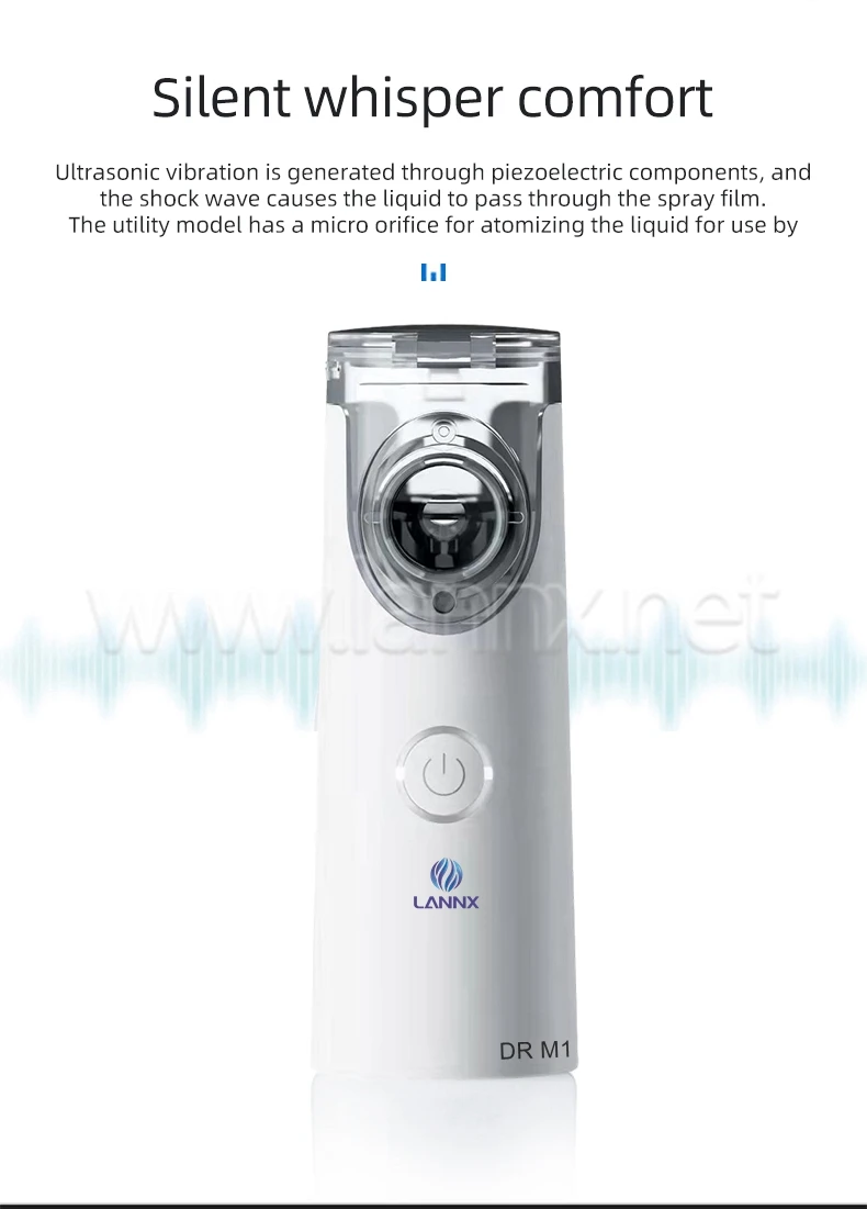 LANNX DR M1 Mesh Nebulizer - Efficient Atomization for Cough