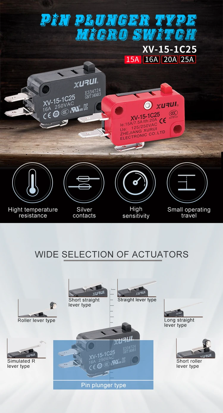 16A 250V Electrical Micro Switch| Alibaba.com