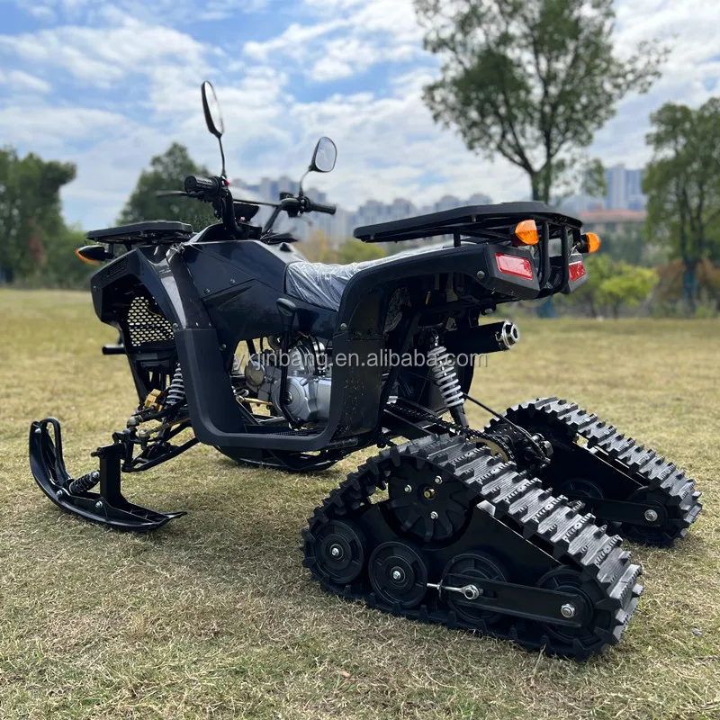 125cc Atv Snowmobile Tracked Sled Cross Country Ski Vehicle Gasoline ...