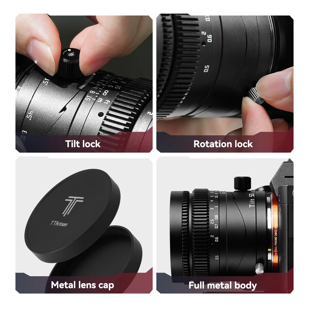 Ttartisan Tili 50mm F1.4 Full Frame Manual Portrait Lens Large Aperture ...