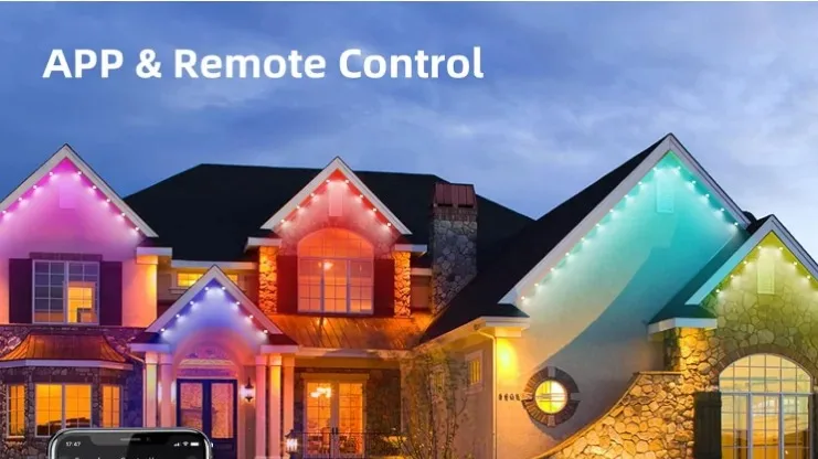 Waterproof Addressable Led Pixel Lamp String Phone Controlled Permanent ...