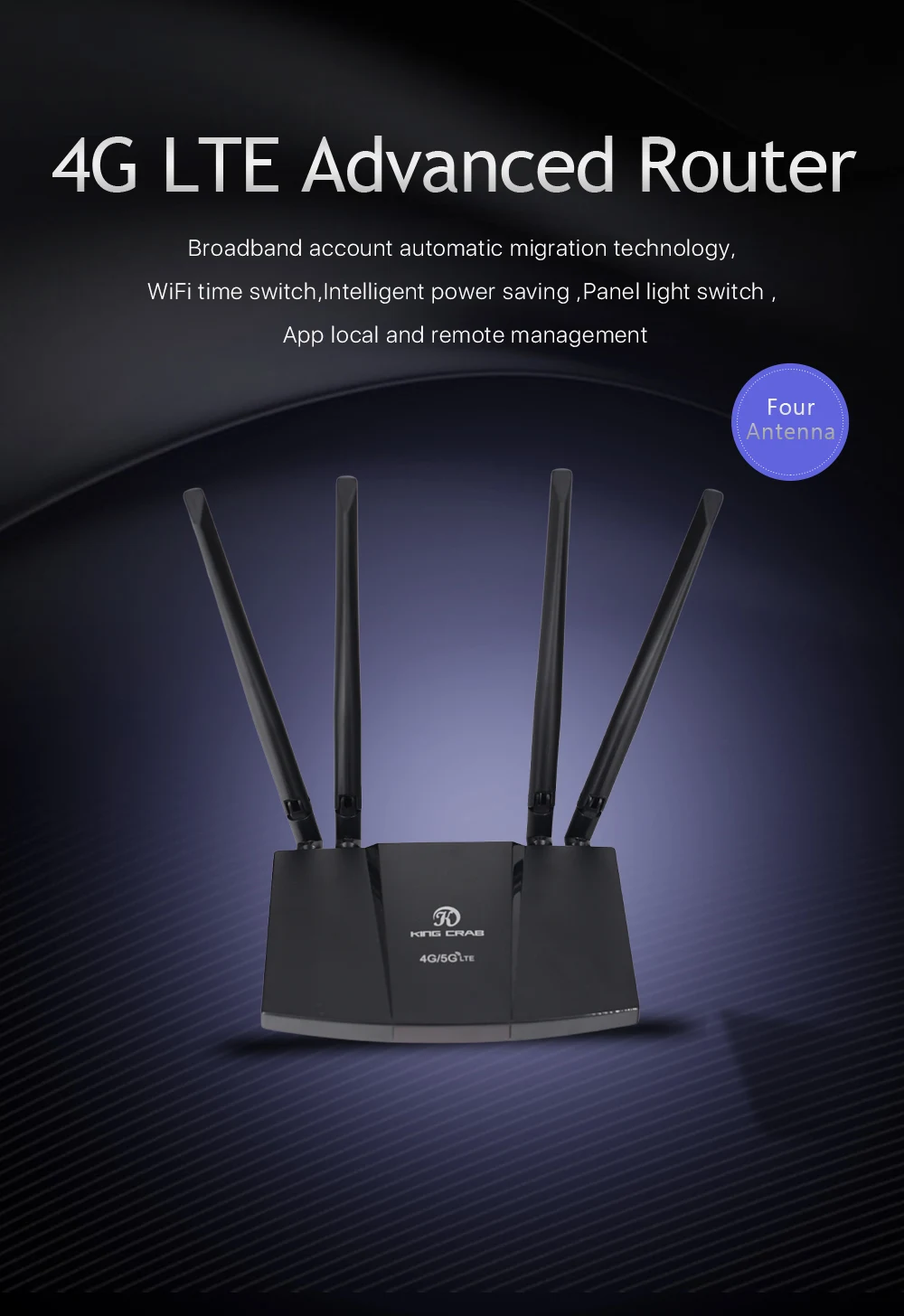 ALLINGE MDZ2590 Modem 4G Cat4 CPE Router - 2 LAN Ports