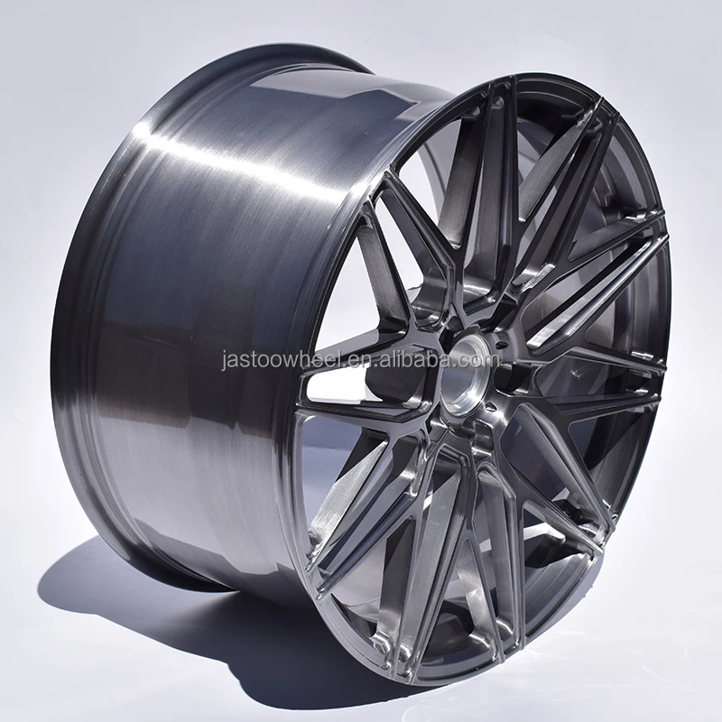 Brushed Grey Forged Wheels PCD130 - JASTOO 21 Inch Aluminum Alloy