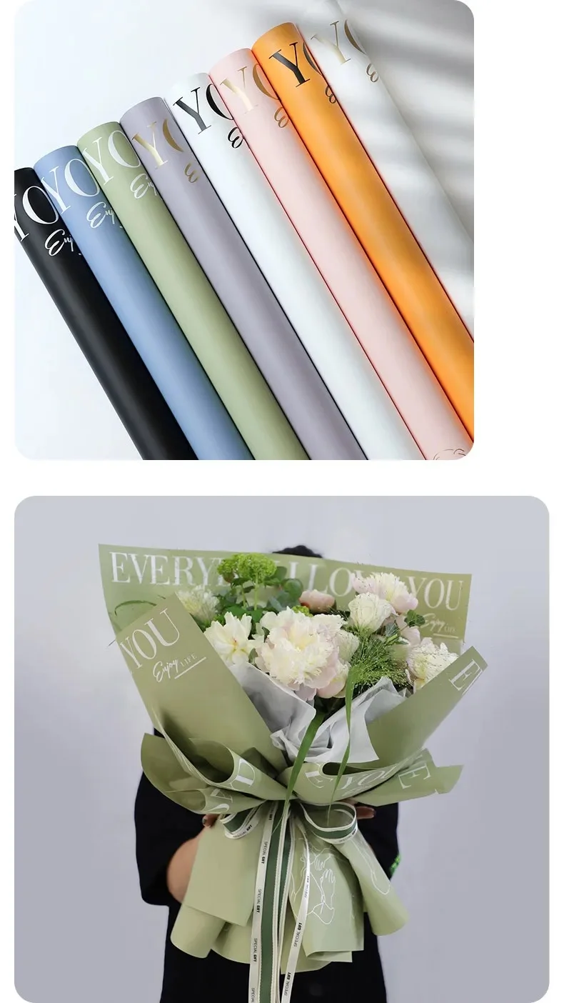 Floral Wrapping Paper - Waterproof & Recycled Options