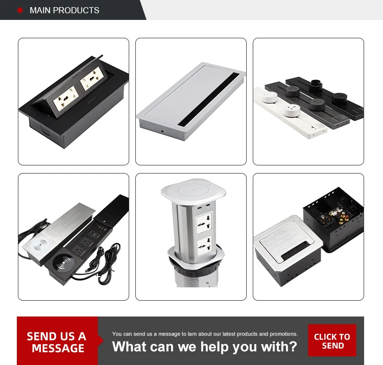Aluminum Alloy Desk Cable Management Box - Fynova