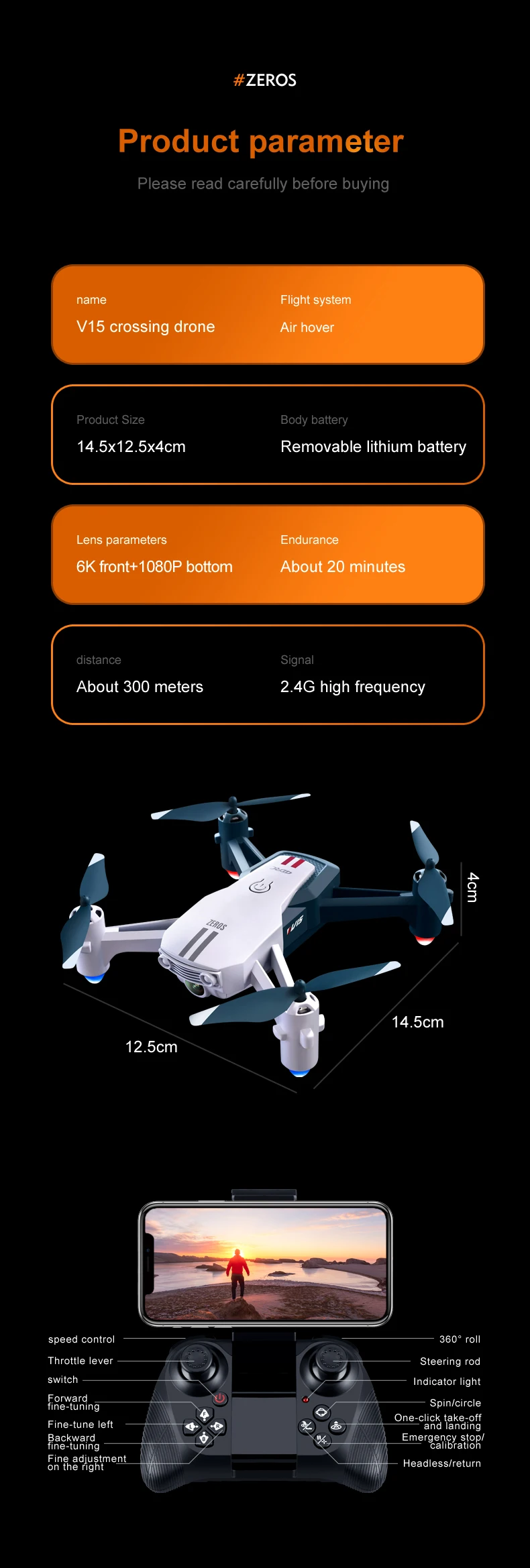 Spesifikasi drone visuo xs816 store