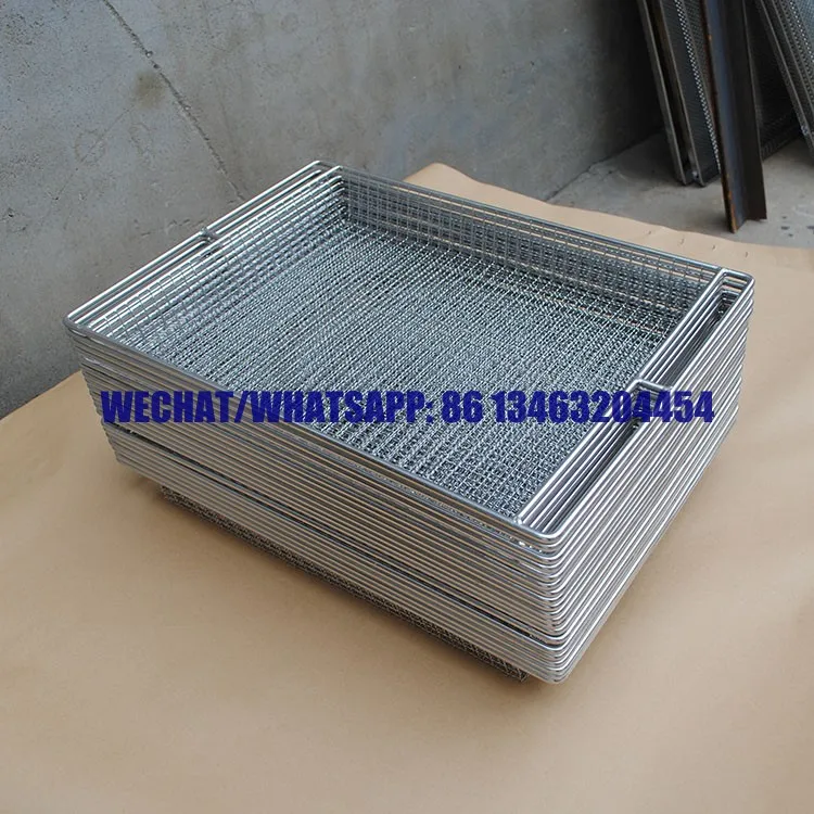 Food Grade Stainless Steel Oven Wire Mesh Food Tray