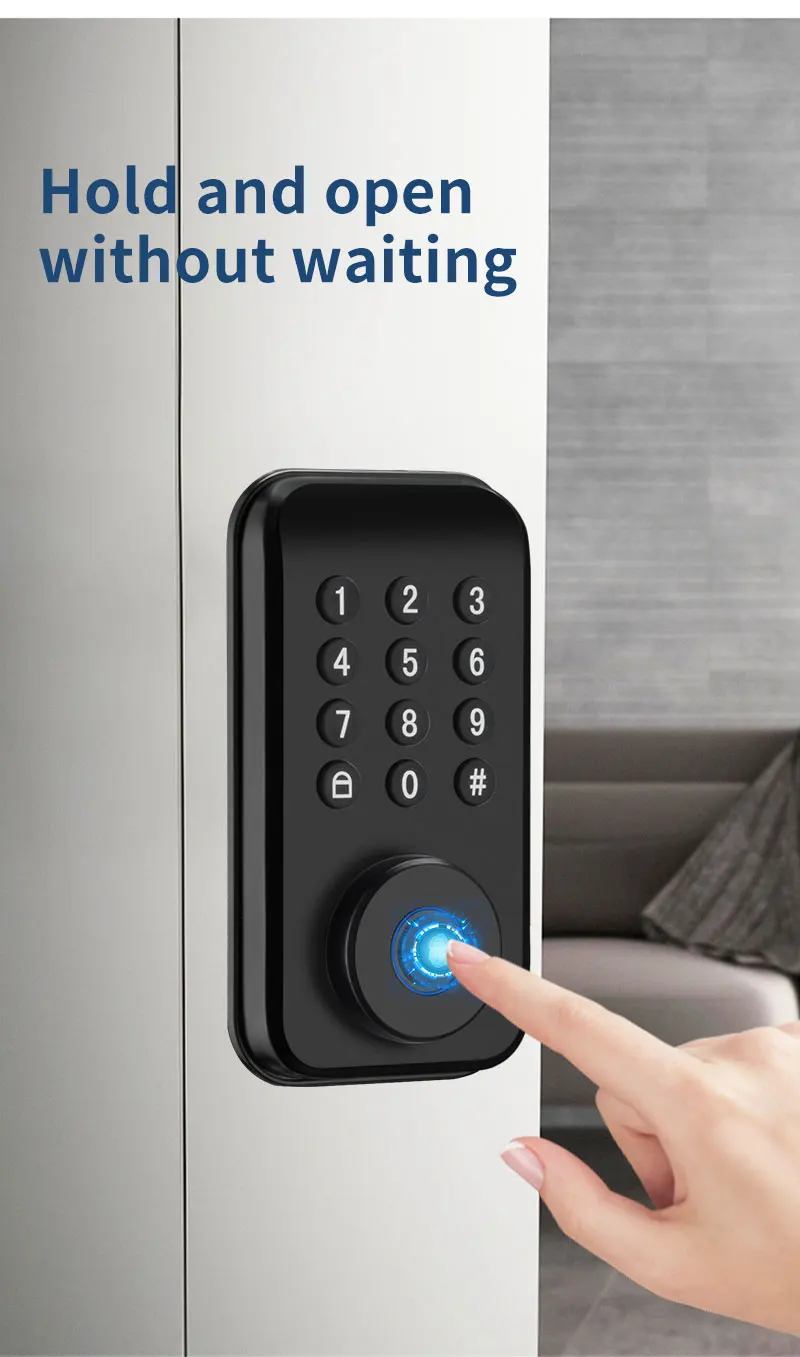 New Arrival Smart Locks For Front Door Password Biometric Fingerprint ...