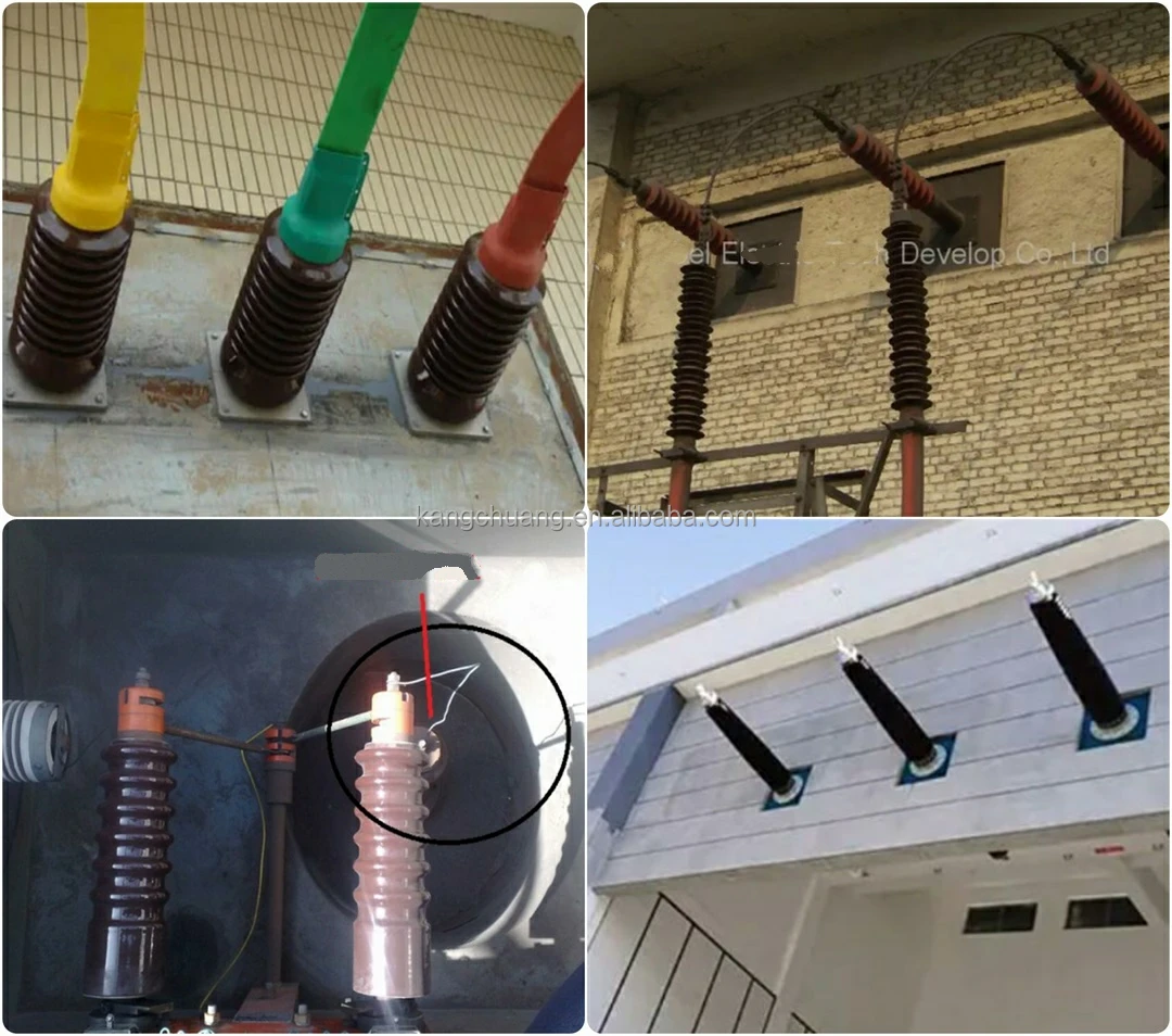 Outdoor High-Voltage Power Station Line Type Ceramic Wall Bushing CB ...