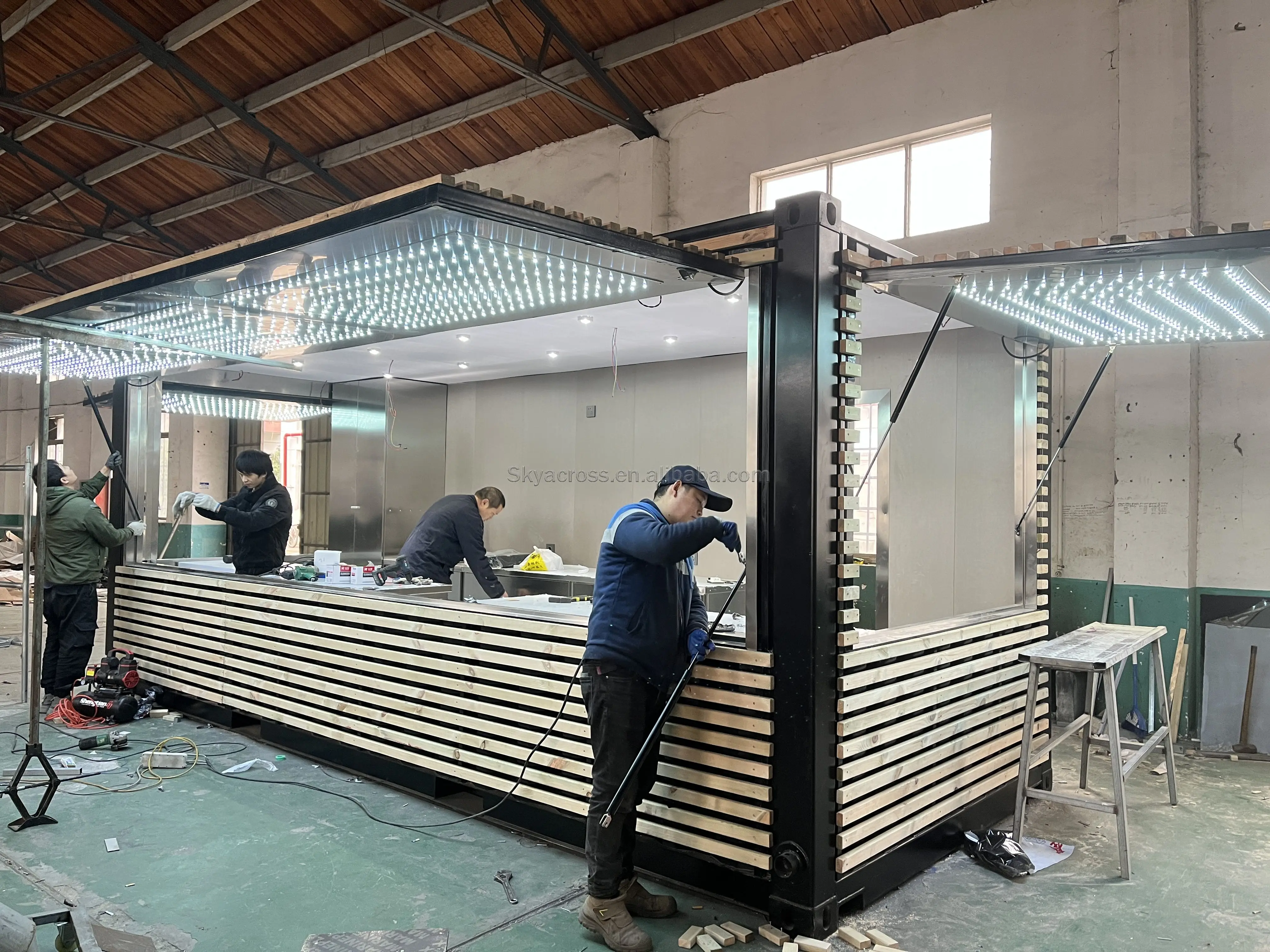 10FT & 20FT Mini Pop-up Shop: Modular Prefab Coffee Kiosk & Fast-food ...