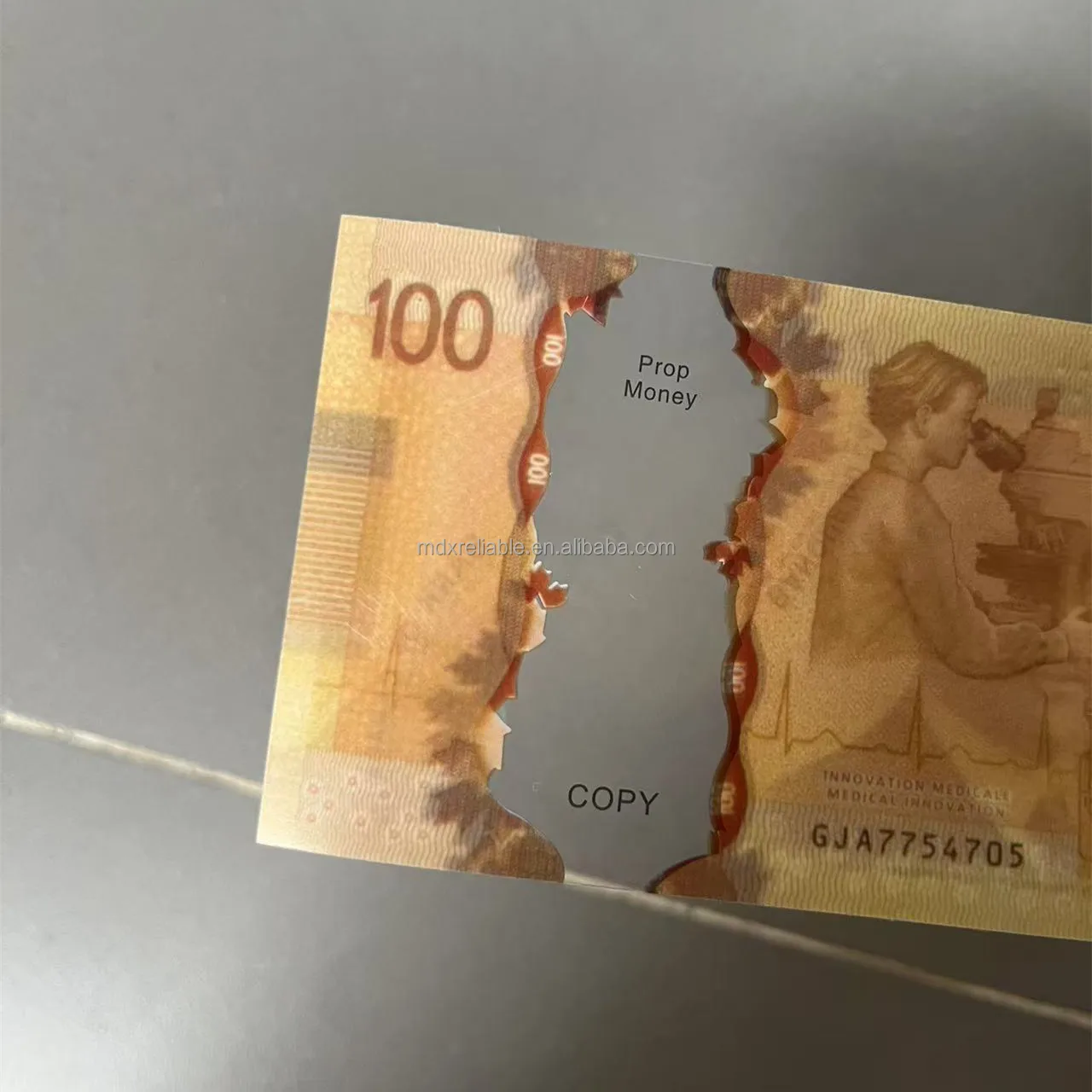 Realistic Plastic Canadian Prop Money - Perfect for Events