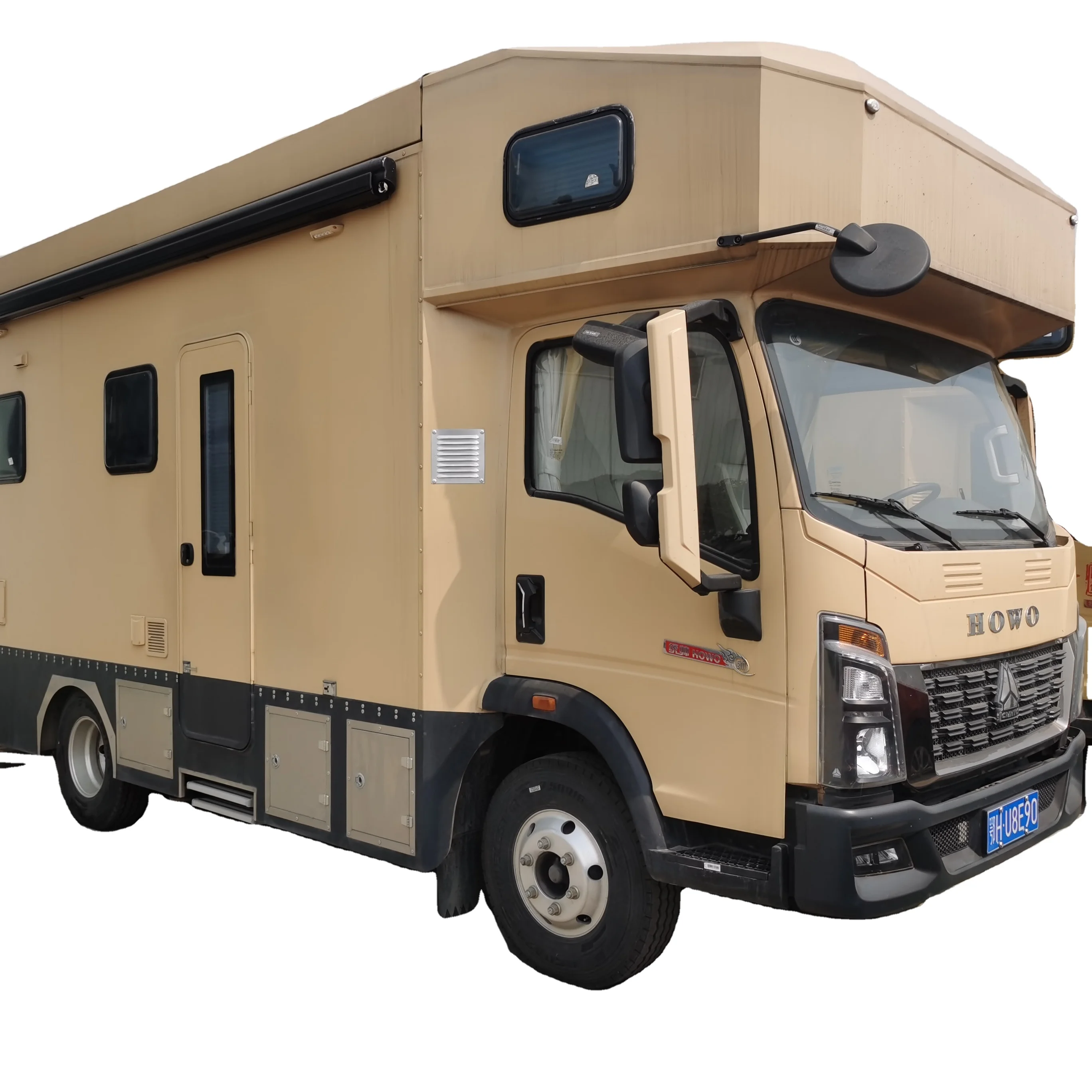 Modern Design HOWO Luxury 4x2 Automatic RV Caravan-Compatible Off-Road ...
