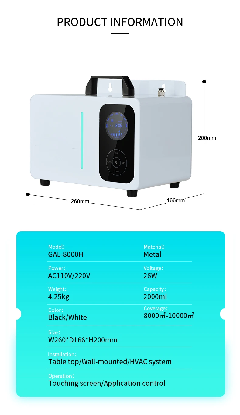 Strong Powerful 10000 Cubic Meter Commercial Scent Aroma Diffuser Hotel ...