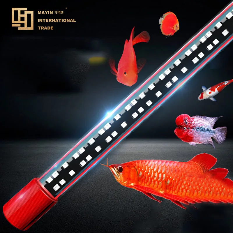 52/72/92/112/142cm Mayin Brand Red Arowana Brightening Lamp Magic Light ...