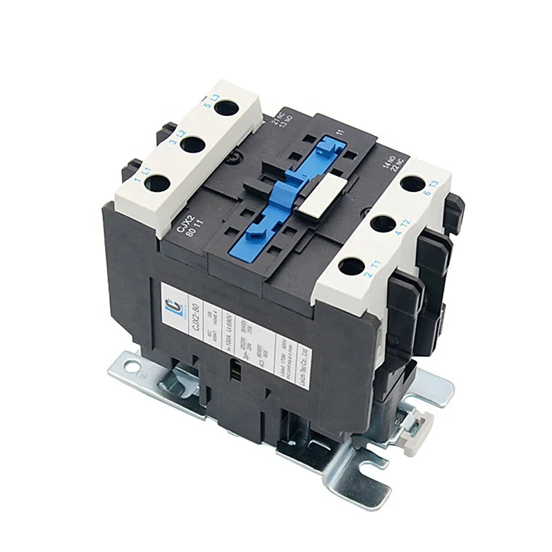 AC Contactor Contact Magnetic Contactor 3 Phase Contacter Silver CJX2-8011 CJX2 Series 80 Amp 40 ...