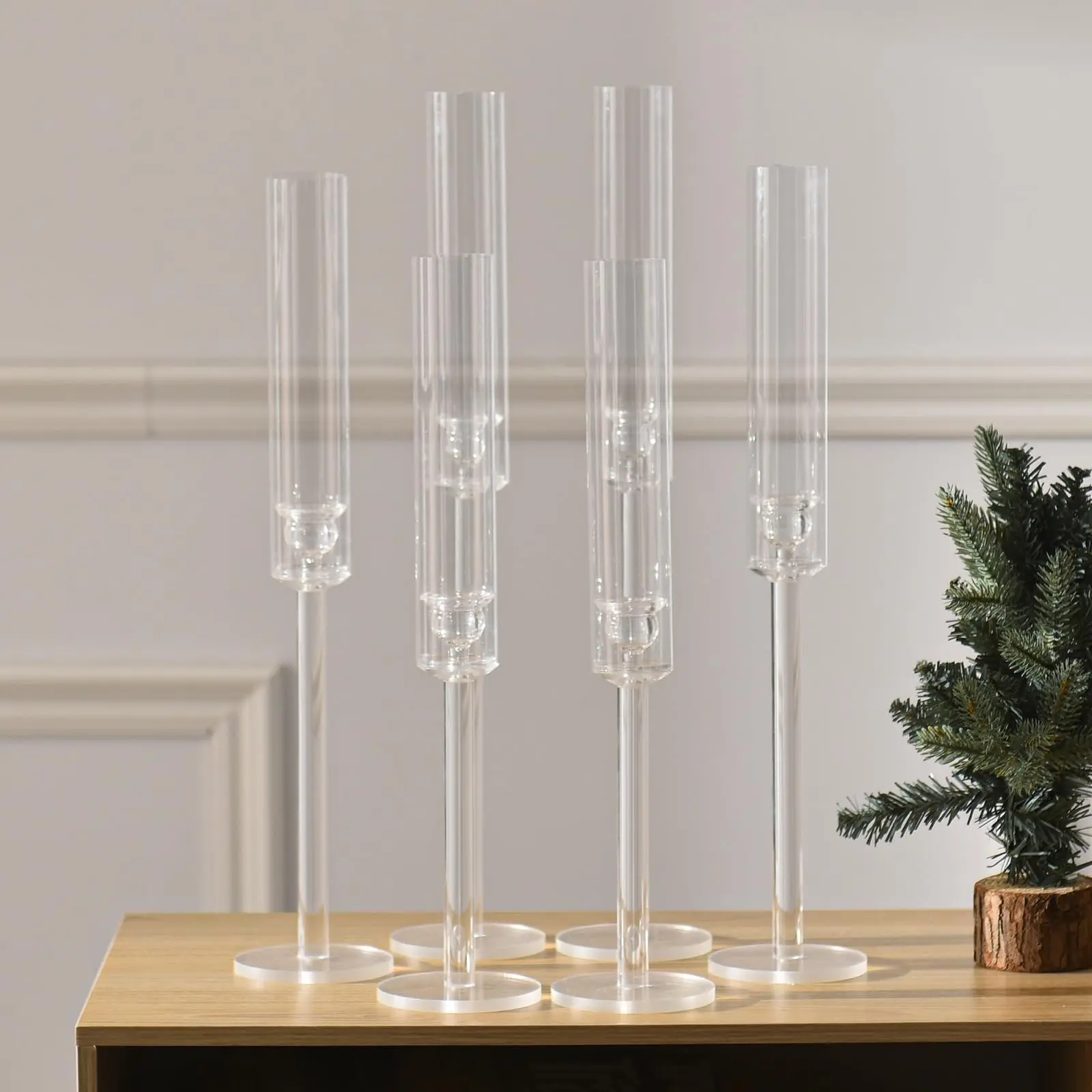 Acrylic Candle Holder for Table Centerpieces Candlestick Holders for ...