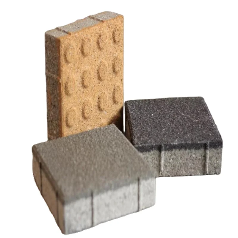 2024 Sidewalk Red Blue Concrete Pervious Tile Concrete Pavement Tile ...