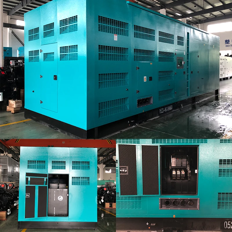 Powered by Cummins Engine 1000kW/1250kVA Wholesale Diesel Generator Set ...