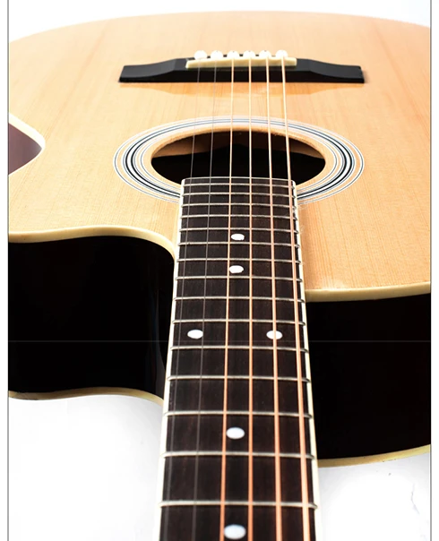 Aileenmusic 40 Inch High Quality Acoustic Electric Guitar Cutaway Gitar ...