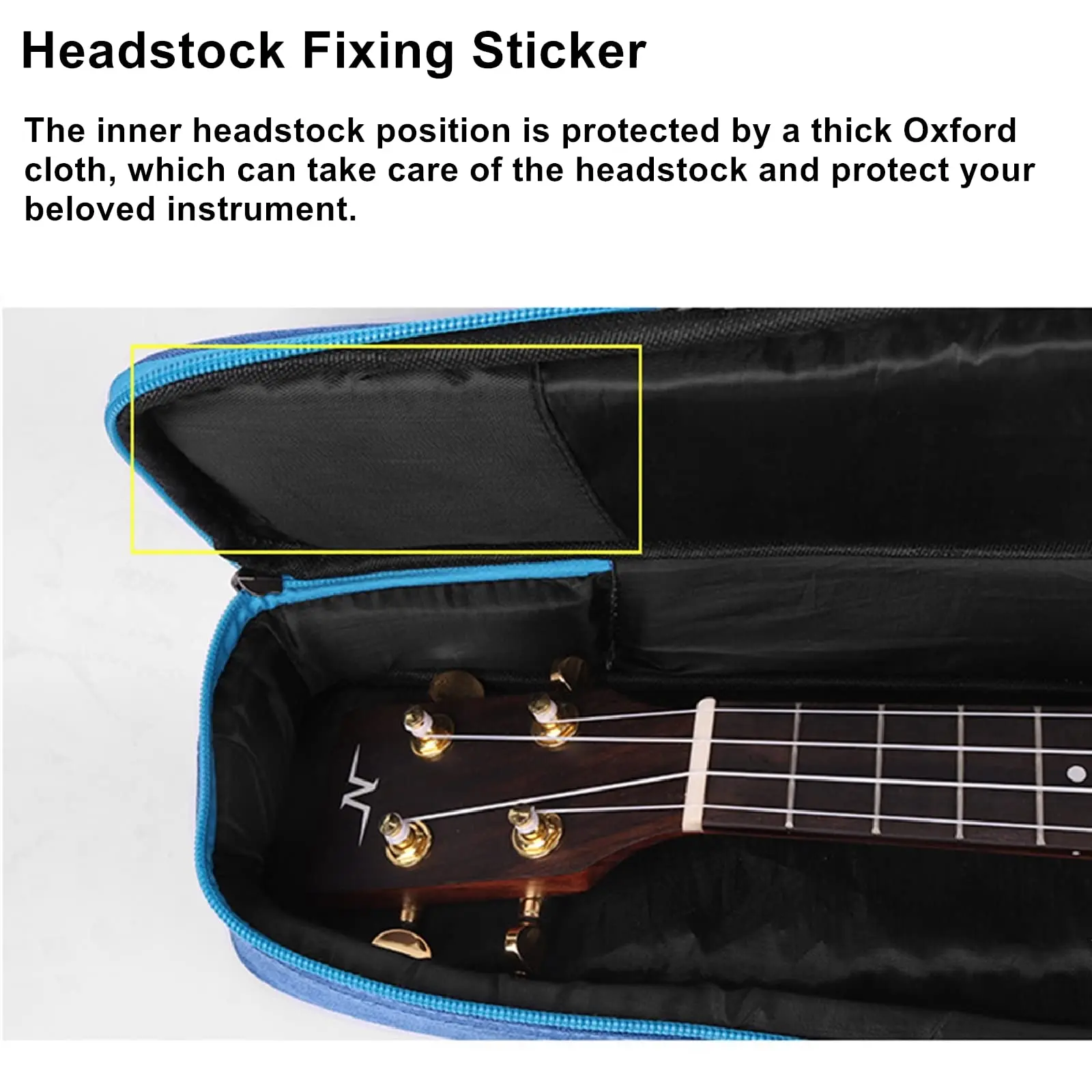 15MM Heavy Sponge Padded Ukulele Case Waterproof Dustproof Shockproof ...