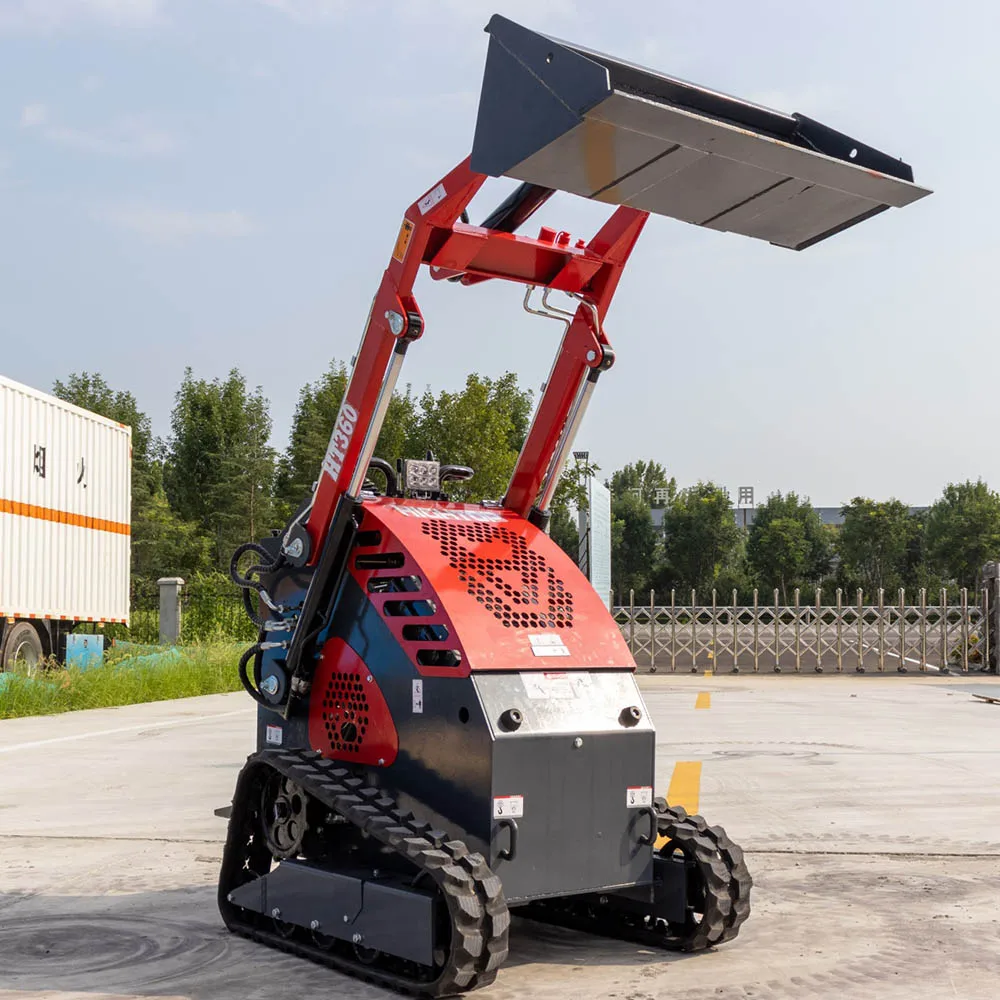 Small Mini Skid Steer Loader 500kg Skid Steer Mini Skid Loader For Sale ...