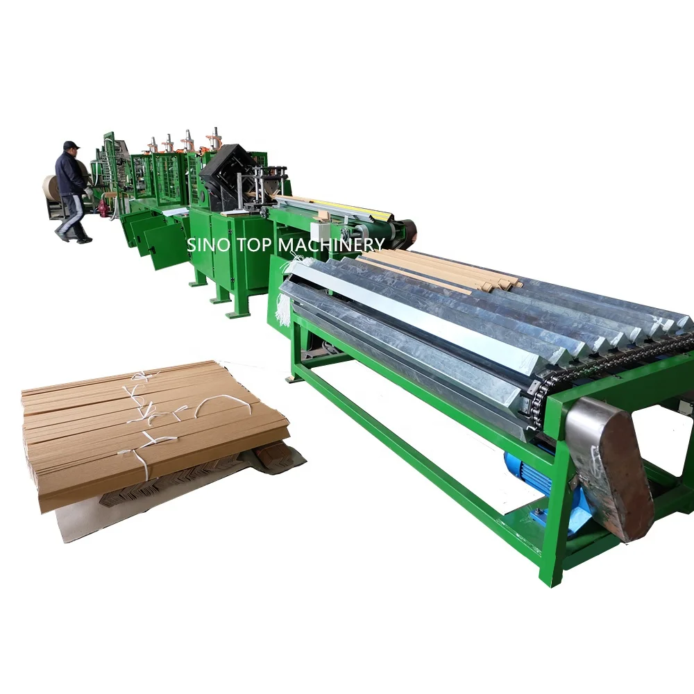 High Speed Paper Edge Board/angle Corner Protector Making Machine ...