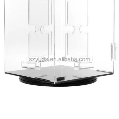 Led Lighted Rotating Acrylic Wrist Watch Display Store Showcase Free ...