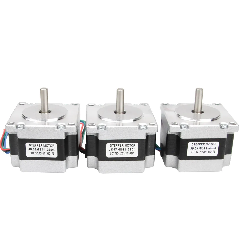 1.8 57mm (NEMA23)2 phase square hybrid big stepper motor JK57HS41-2804 ...