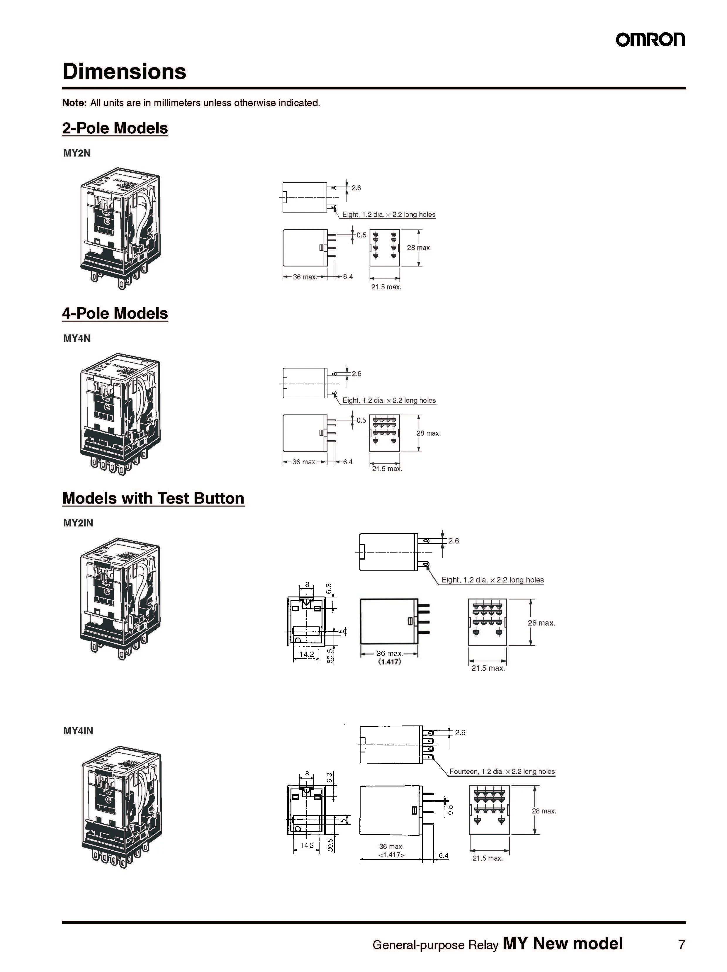 OMRON Relays - Reliable Performance for AC and DC Circuits