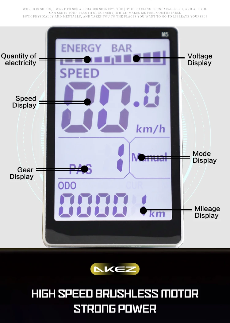 AKEZ 1500W Adult Stealth Bomber E-Bike - 48V Lithium Battery