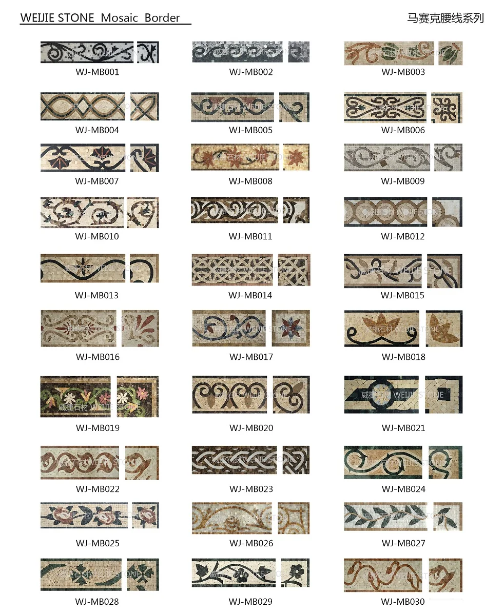 Marble Mosaic Border Swimming Pool Rectangle Decorative,Stone Mosaic ...