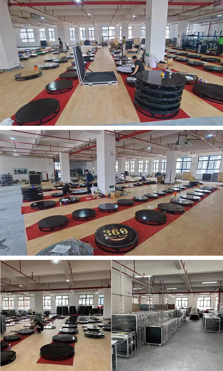 Spin 360 Degree Photo Booth Intelligent Remote Control Rgb Light Slow ...