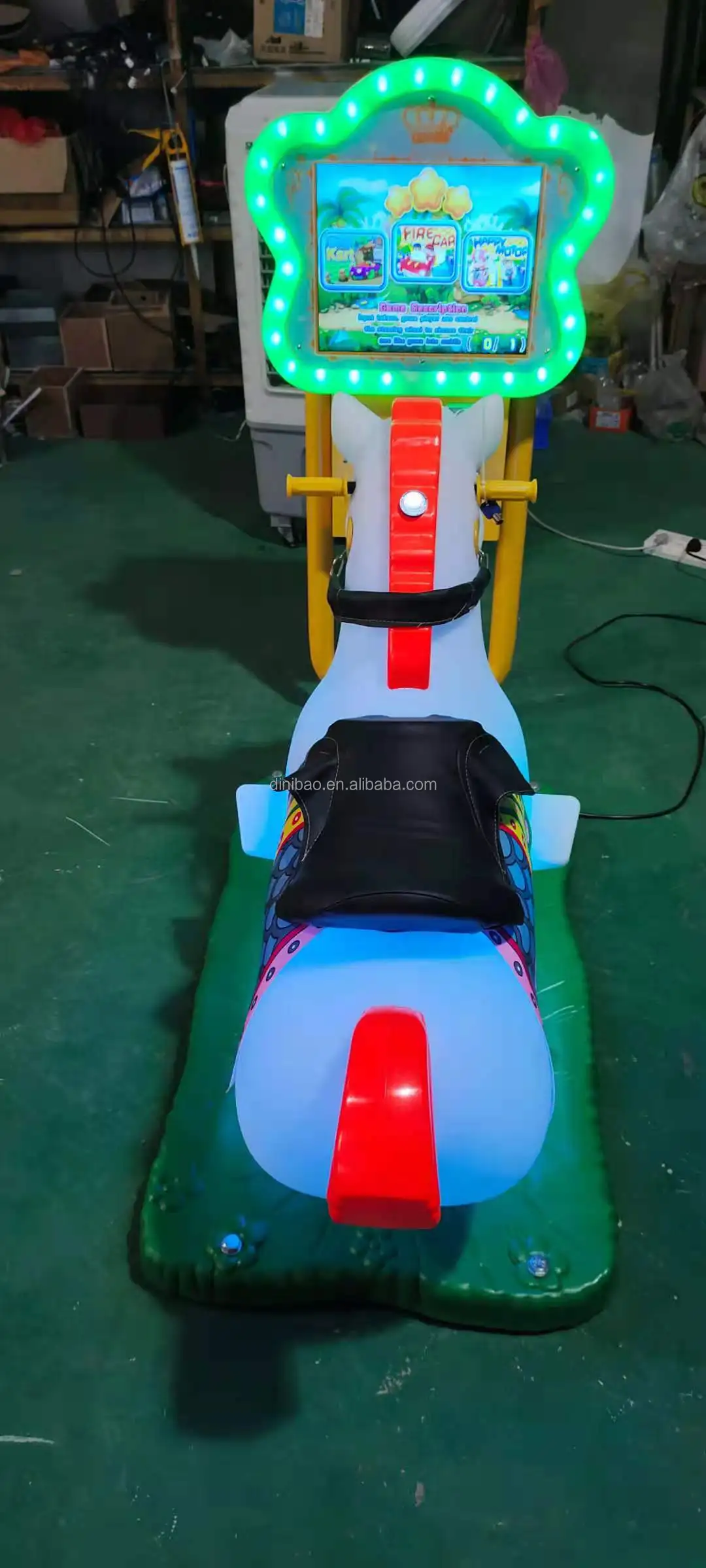 3D Horse Kiddie Ride - Coin Operated Swing Machine Game