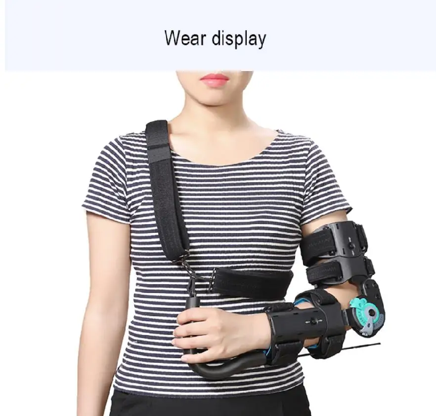 Adjustable Orthopedic Arm Support Hinged Rom Elbow Brace for Post-op ...