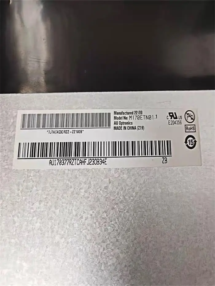 M170etn01.1 Auo 17 Inch Tft Lcd Panel Hd Display 1280*1024 Optional ...