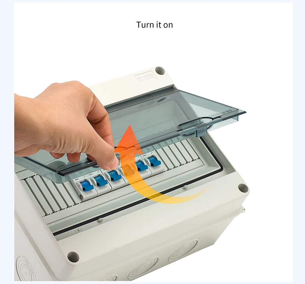 15 WAY MCB Box Mounted Distribution Box HT 2/5/8/12/15/18/24WAY Outdoor ...