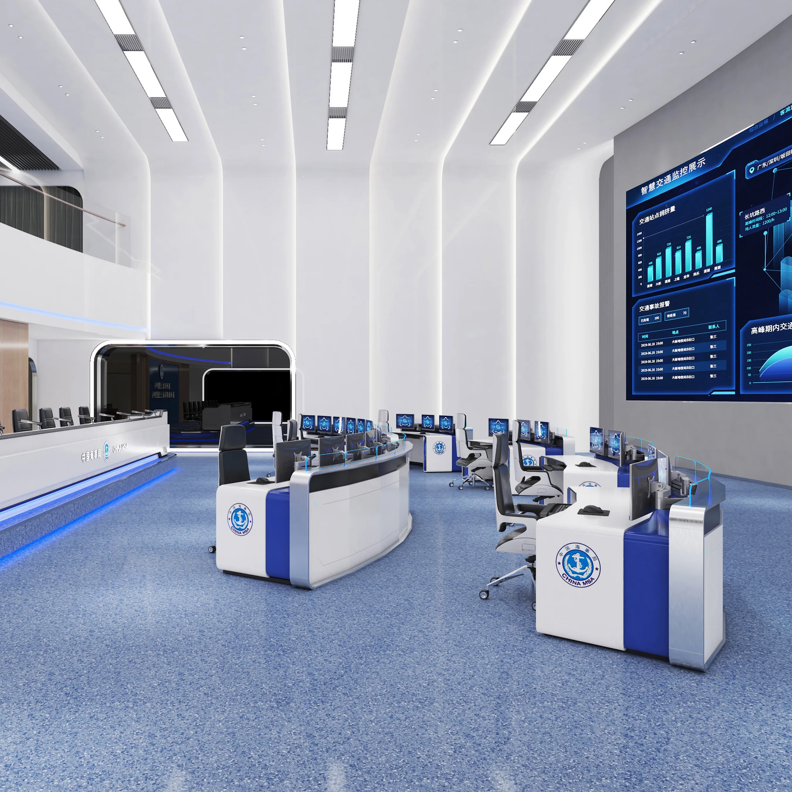 Control Room Console Table For Broadcast Center - Buy Control Room ...