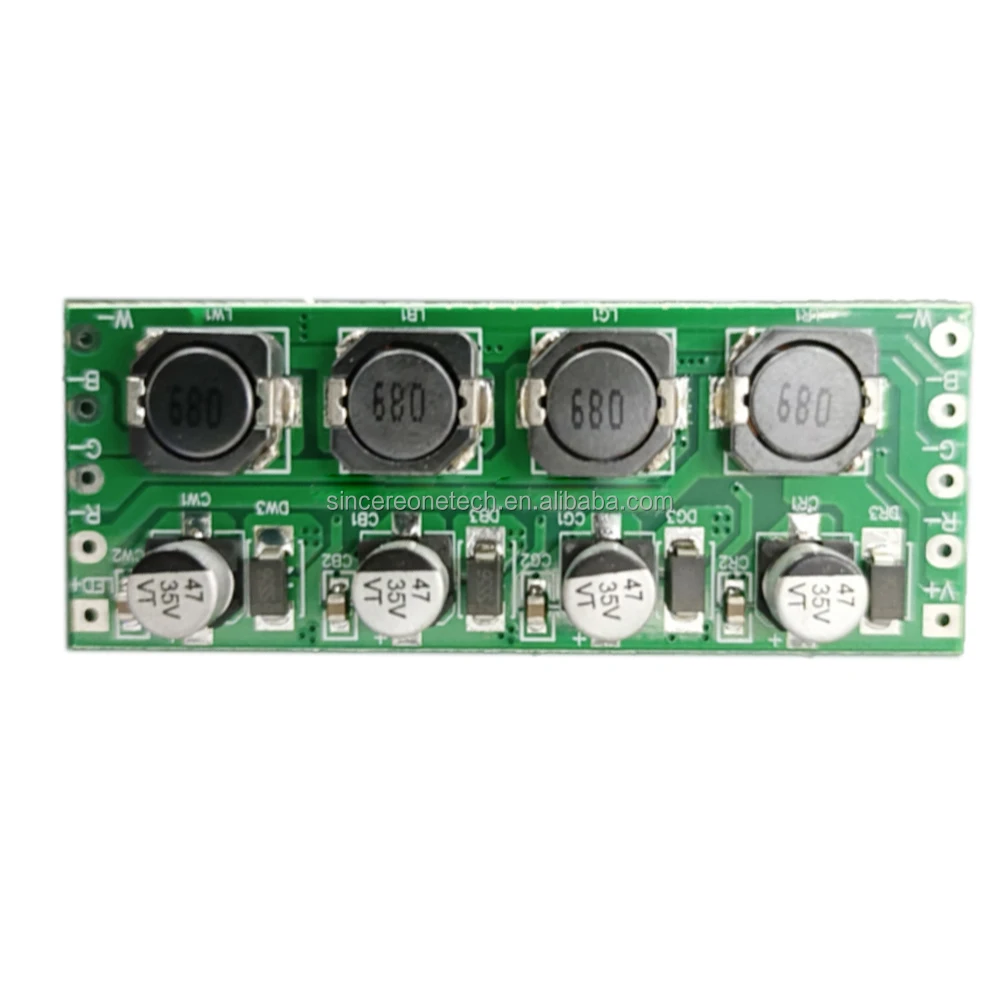 12-24v Input LED RGBW Driver/controller Board with 4 Channels
