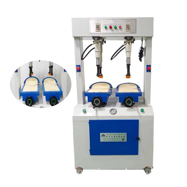 Shoe Sole Attaching Press Machine for Making Shoes Double Cylinder ...