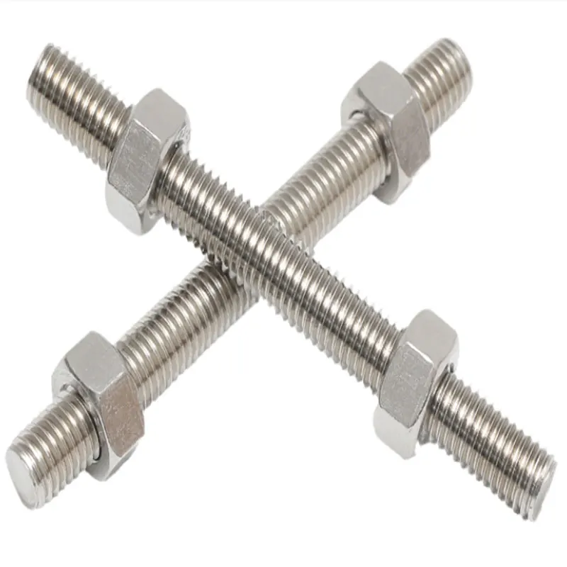 M5 M8 M12 Stainless Steel Stud Bolts - DIN976 Compliance