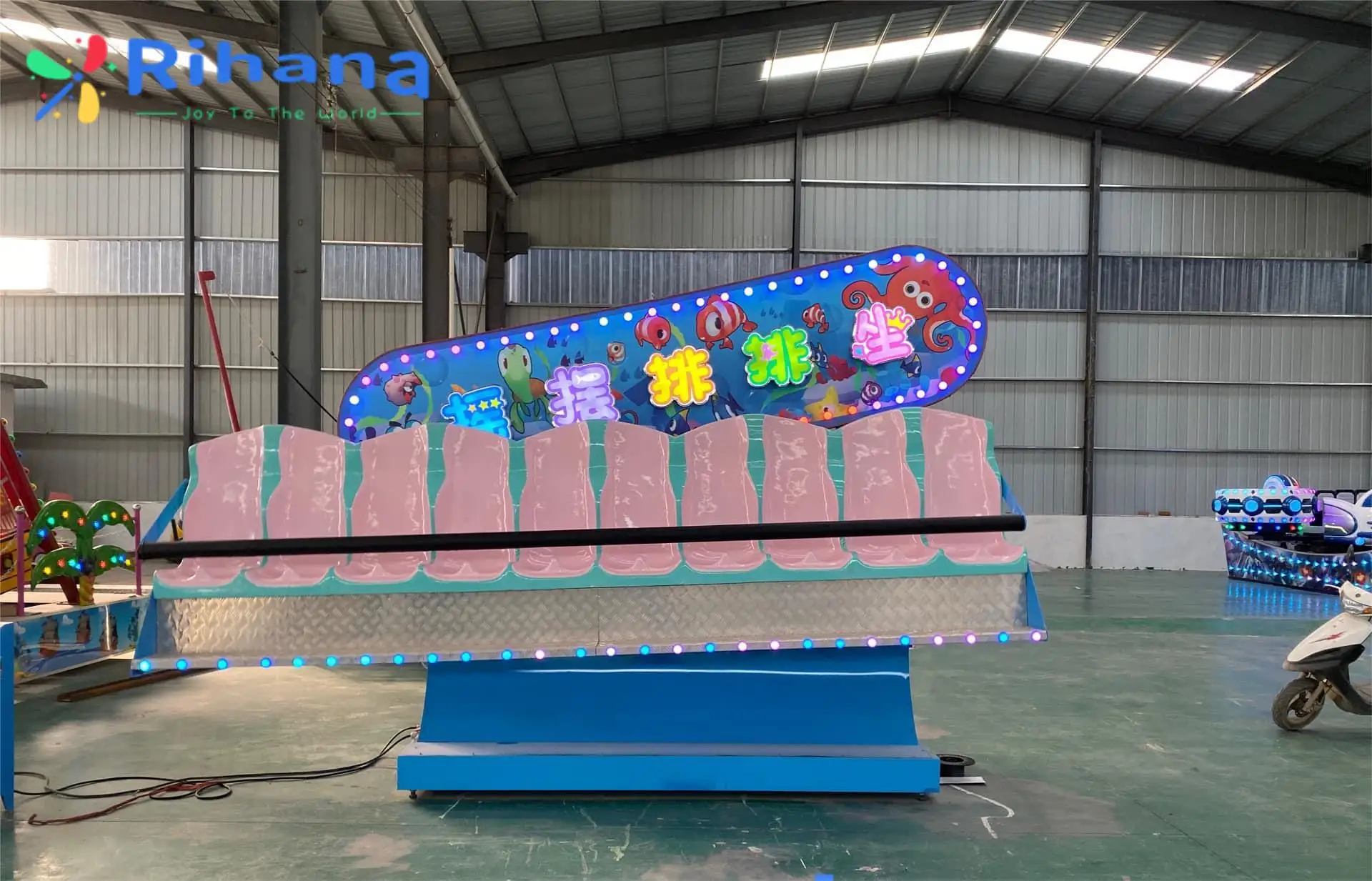 2024 Theme Park Kids Attraction Crazy Wave Amusement Customized 10 ...