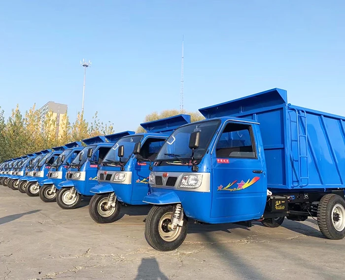 Tricycle 3 Wheel Garbage Dumper - Large Size Diesel Tricycle